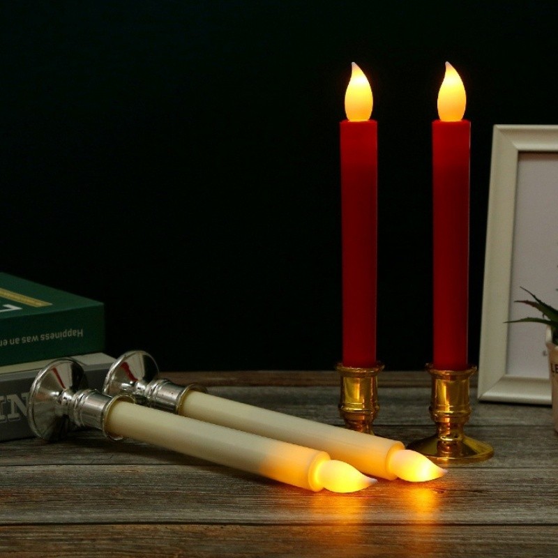 LED Candle Flameless Light Electronic Candlelight Wedding Holiday ...