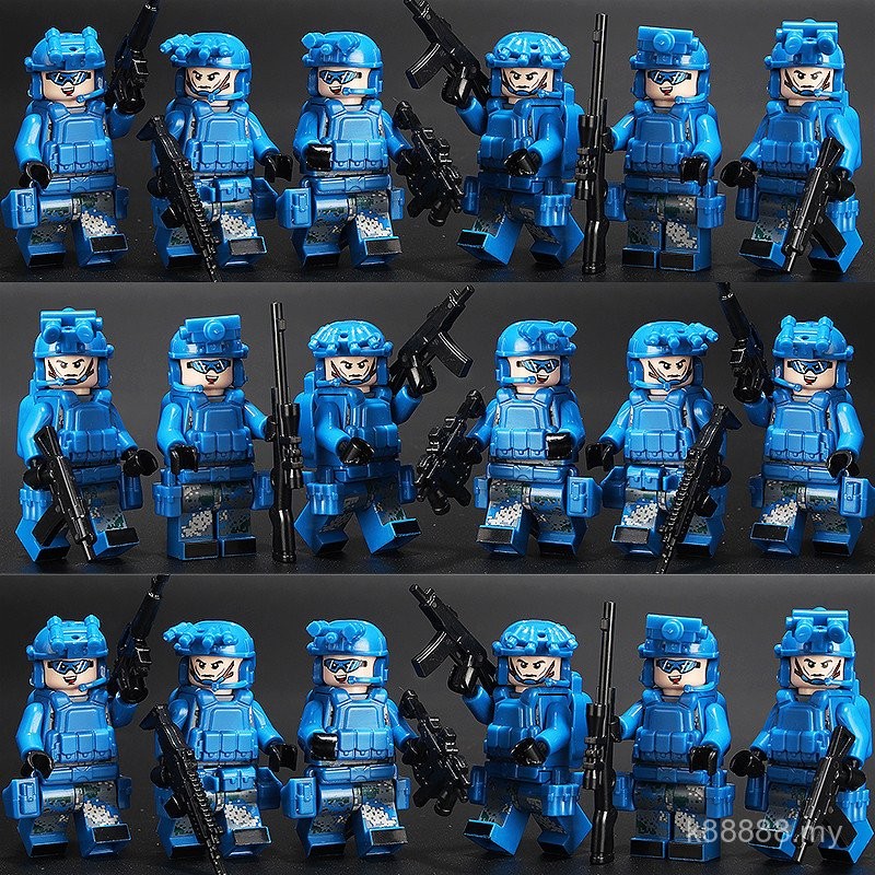 Suitable Building Blocks Weihe Riot Prevention Team Building Blocks ...