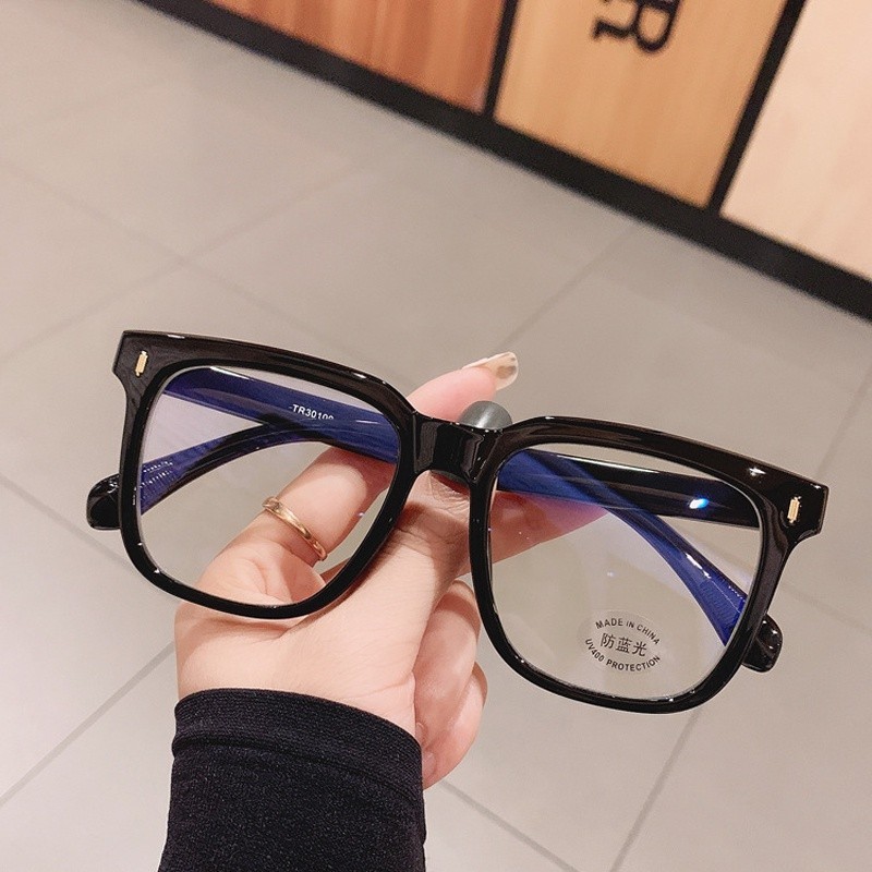 Sqaure Spec Cermin Mata Spek Spek Anti Blue Light Blocking Glasses ...