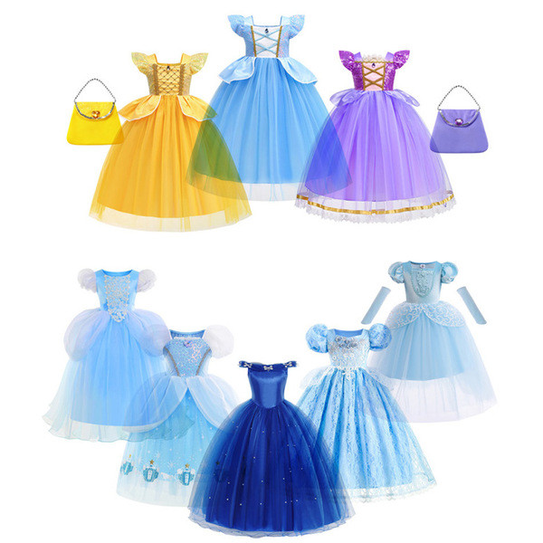 dress sulam balletcore dress lovito dress Children Cinderella New Style ...