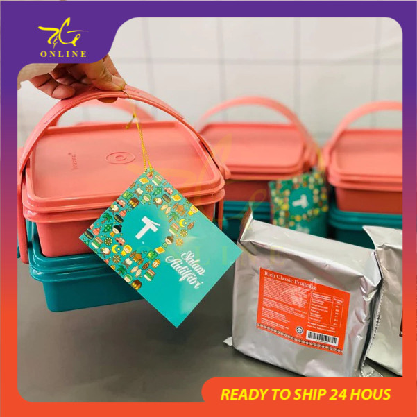 Tupperware 790ml Triffin Delight Set with Cariolier Bekas Kuih Raya ...