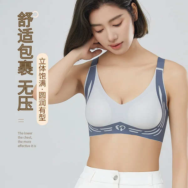 Warna kontras, tiada tanda, angkat, seluar dalam wanita yang cantik, tanpa cincin keluli ...