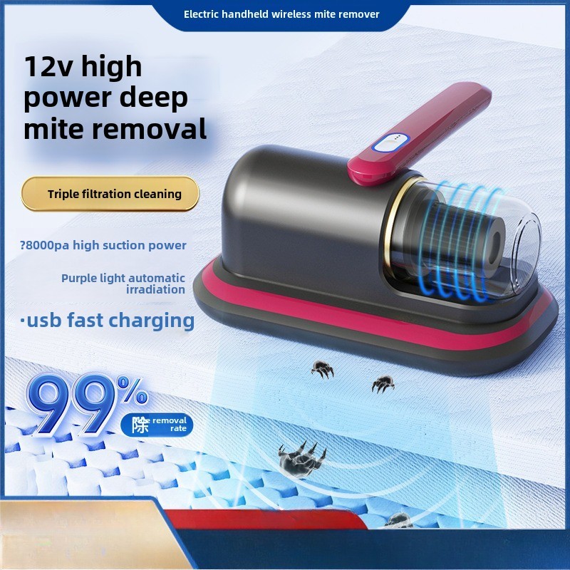 wireless mite removal device with ultraviolet sterilization function ...