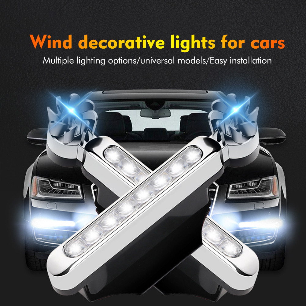 Car 6 LED Daytime Running Light Daylight / DRL Daylight Headlight Lamp ...