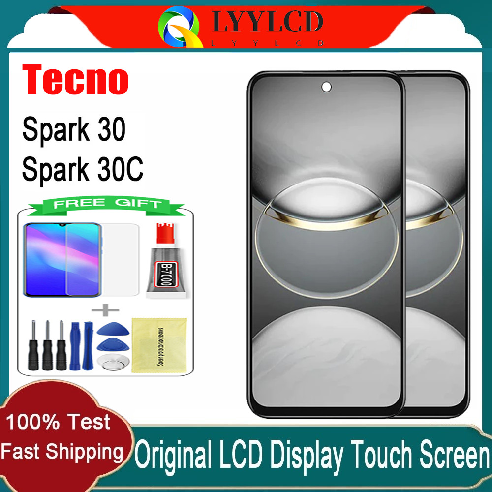Original Display Tecno Spark 30C KL5 Spark 30 4G 5G LCD Touch Screen Replacement | Shopee Malaysia