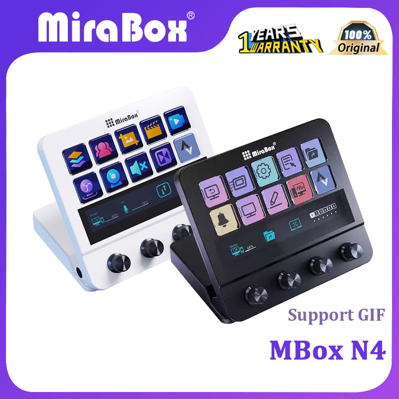 Mirabox N4 Custom keyboard with screen Touch Live console Visual ...