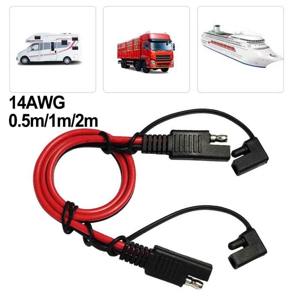 【SWTDRM】Easily Connectable Heavy Duty 14AWG SAE Extension Wire Harness ...