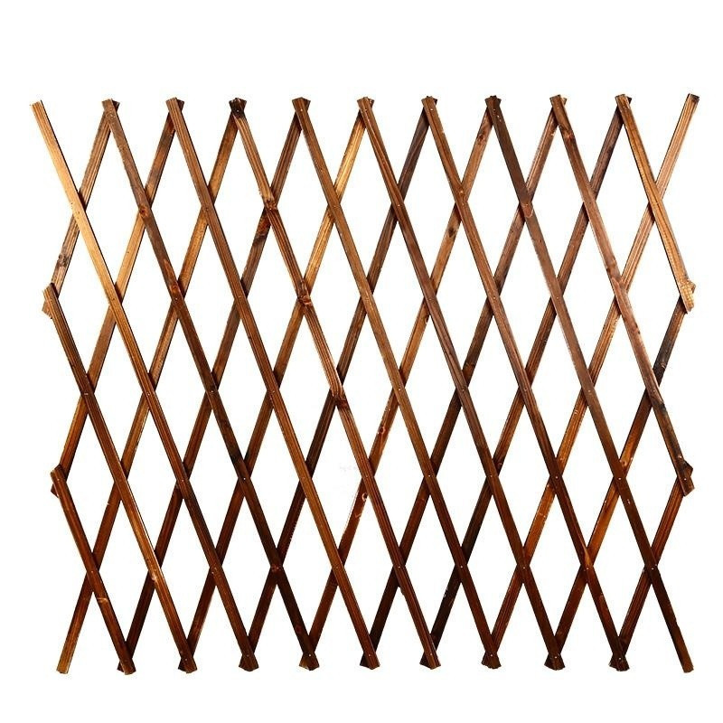 Outdoor Preservative Wooden Fence Retractable Solid Wood Fence Rattan ...