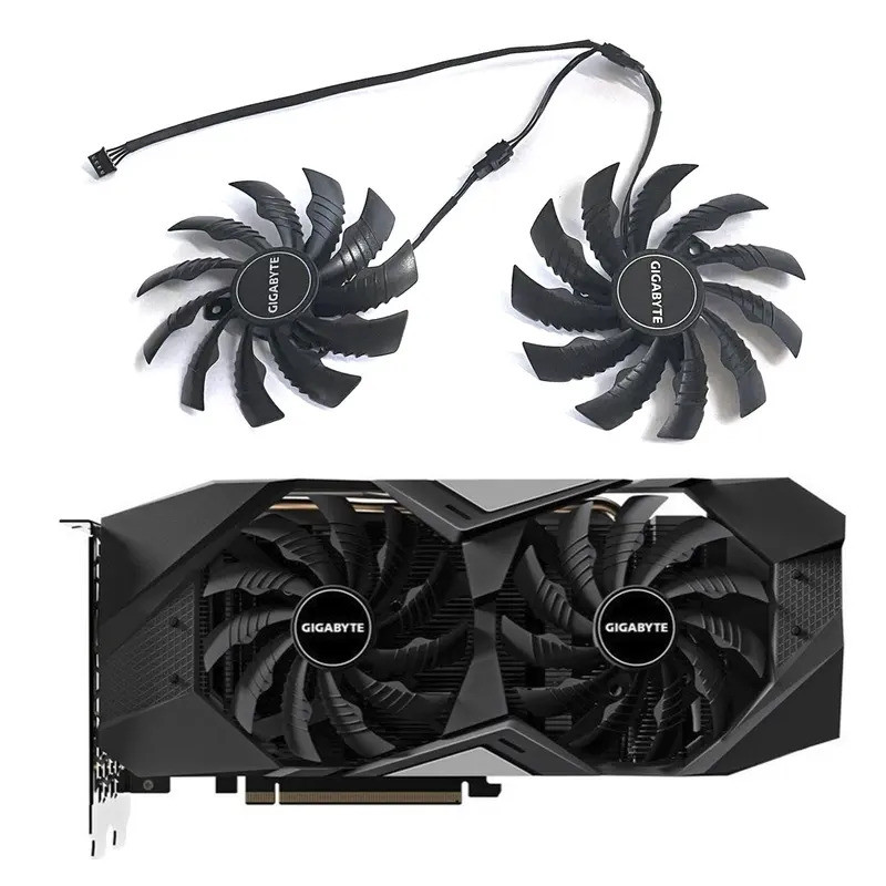 Original 95MM PLD10010S12H GPU Cooling Fan For Gigabyte GTX 1650 ...