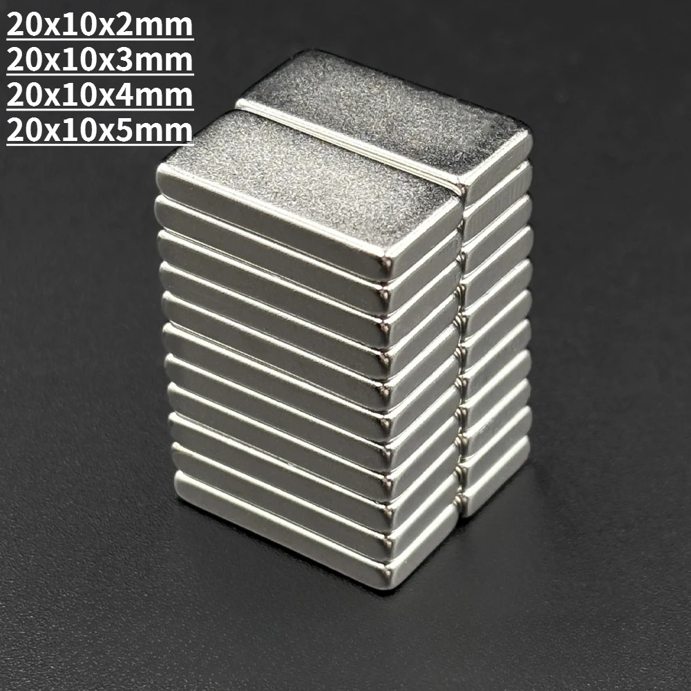 5/10Pcs N35 Super Strong Neodymium Block Magnet for Fridge, Whiteboard ...
