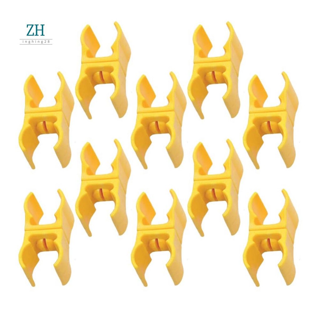 10PCS Outdoor Agility Field Warning Rod Clip Buckle Plastic Corner Flag ...