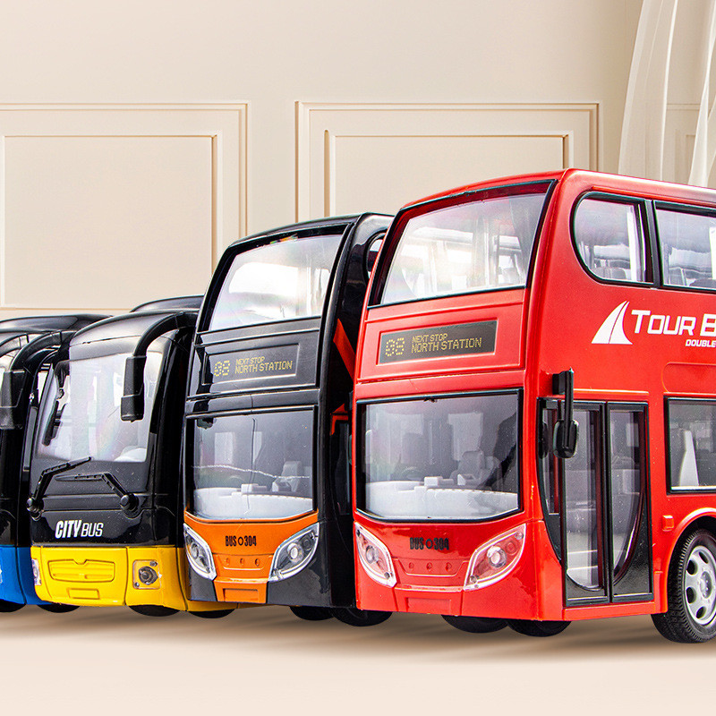 Bas Simulasi Kereta Kawalan Jauh Elektrik Kanak-kanak Bas Besar Kawalan ...