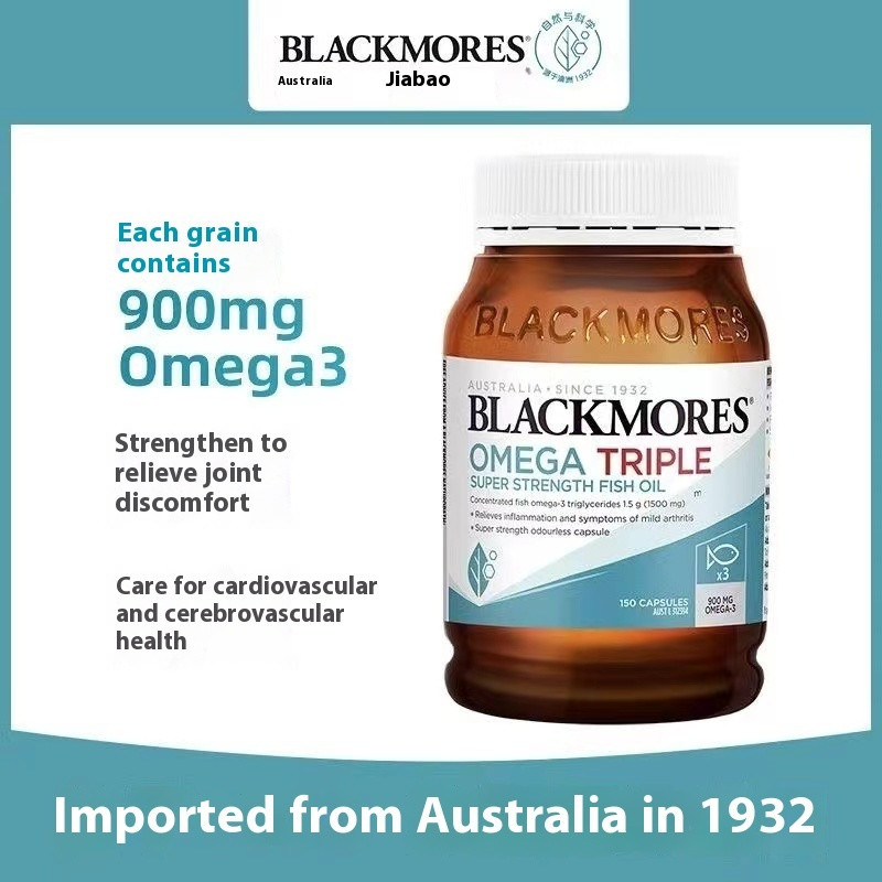[spotgoods]EXP:2026 (100% Australian) BLACKMORES Omega Triple Strength Fish Oil 150 capsules ...
