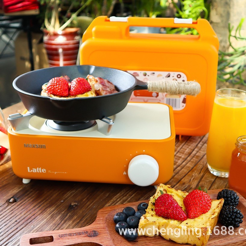 MAXSUN Latte Mini Pembuatan Teh BBQ Dapur Gas Dapur Mudah Alih Pelbagai ...