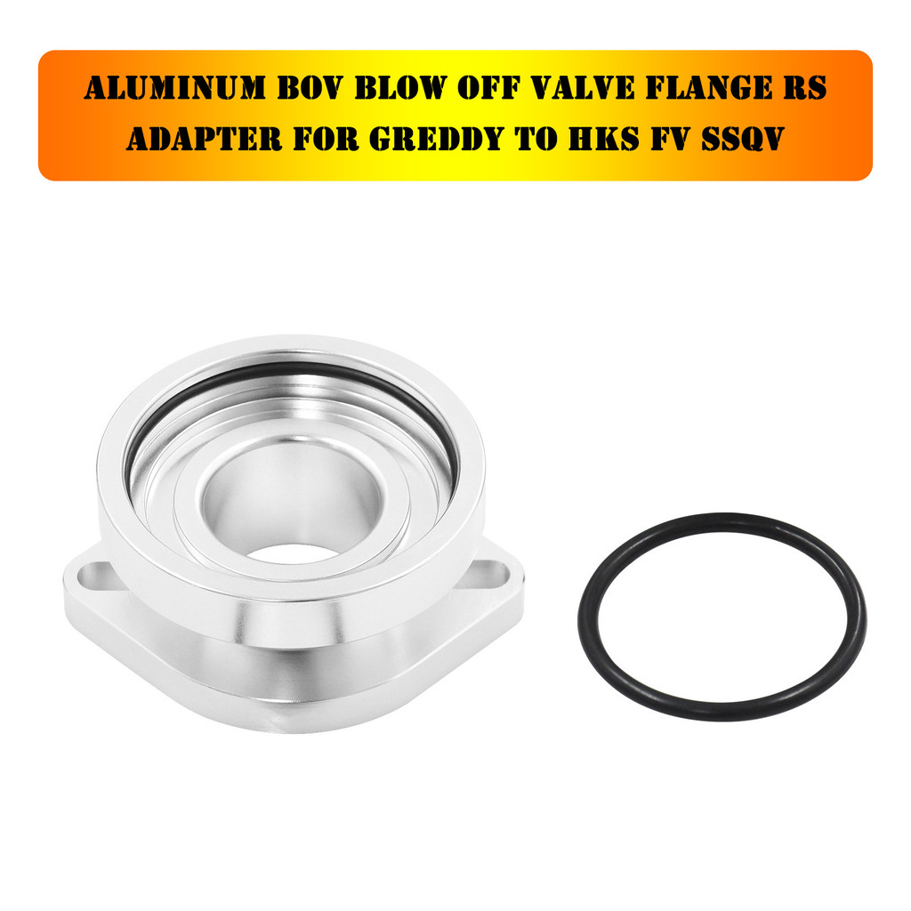 Aluminum BOV Blow off Valve Flange RS Adapter for Greddy TO HKS FV SSQV ...