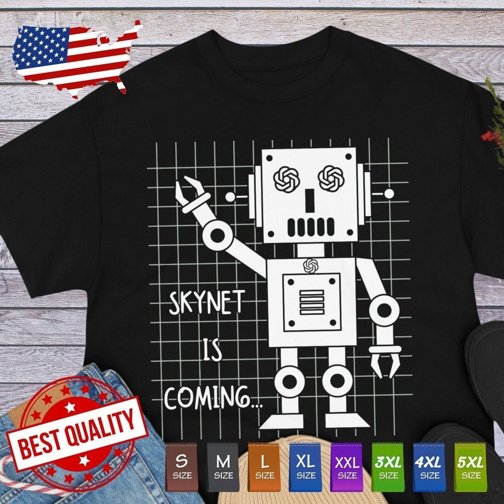 Funny Kawaii Skynet Artificial Intelligence Cyborg Tee Shirt Terminator ...