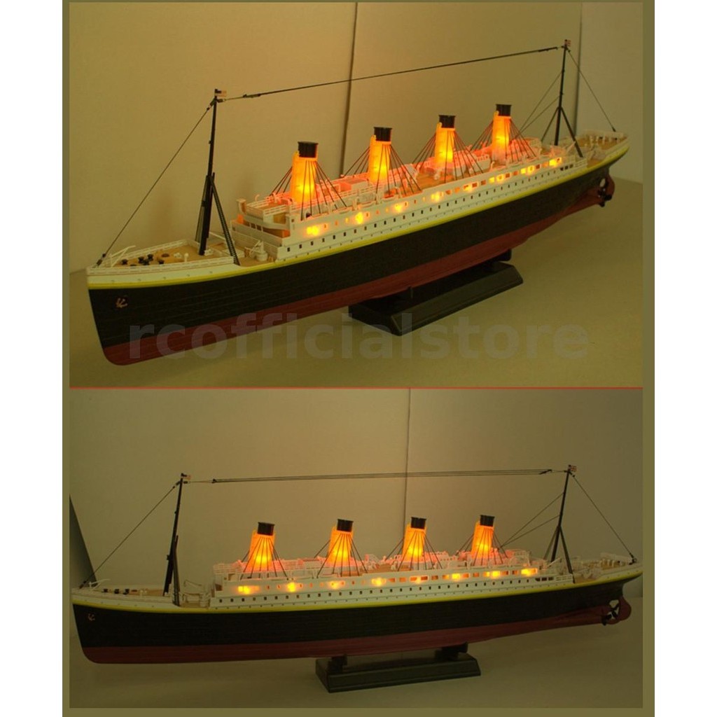NQD 757 1/325 2.4G 80cm Simulation Titanic RC Boat Electric Ship Model ...