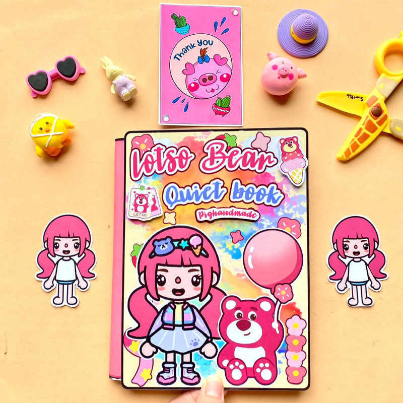 Toca Life World Quiet Book Toca Boca Lotso Bear Cute Bear House ...