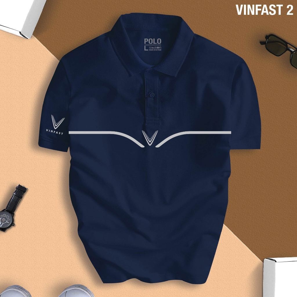 Vinfast 2 Polo Shirt, genuine fabric, beautiful standard, form-fitting ...