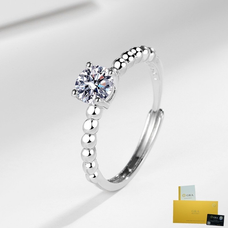 [with Gra Certificate] Elegant Ring Female Personality Diamond Index ...