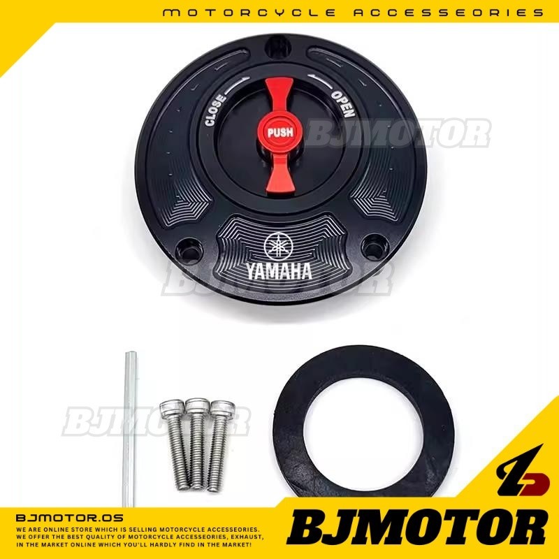 Yamaha MT15 YZF R1 R6 R15 R25 R3 FZ1 FZ6 XJR1300 Modified Keyless Quick Release Fuel Tank Cap ...
