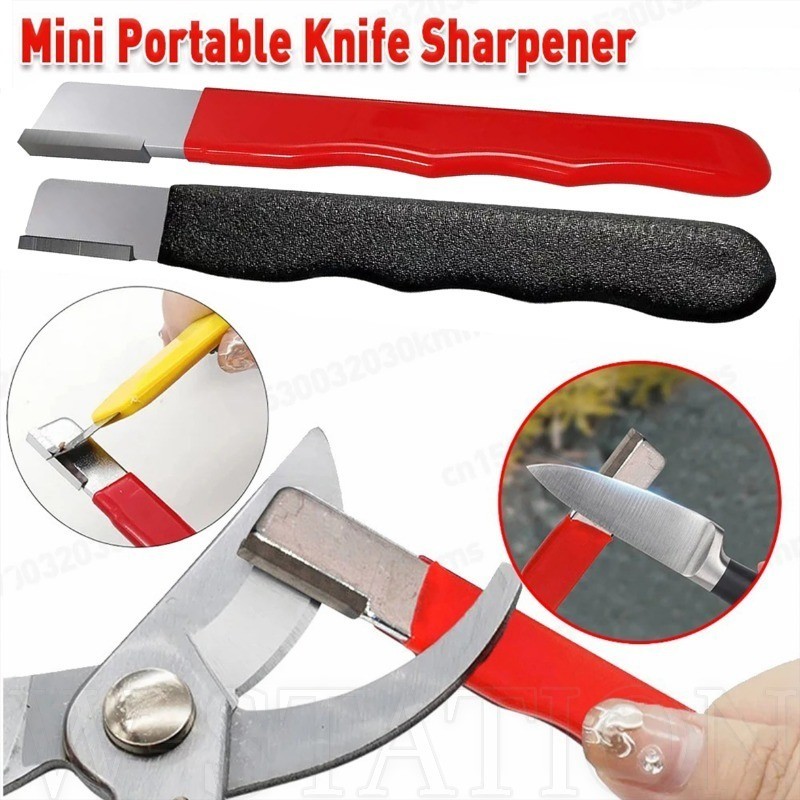 Mini Portable Scissor Sharpener - Pruning Sharpening Stone ...