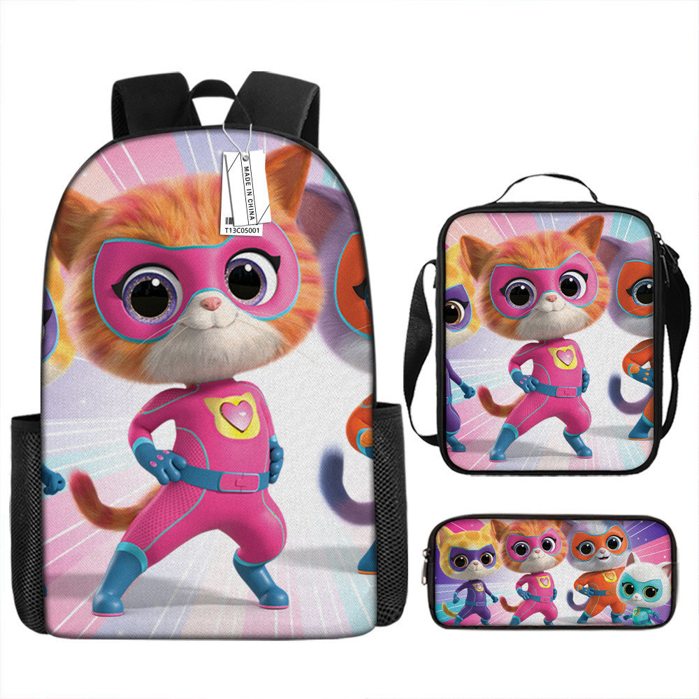 Cross-border Superkitties Team Backpack Superkitties Student Schoolbag ...
