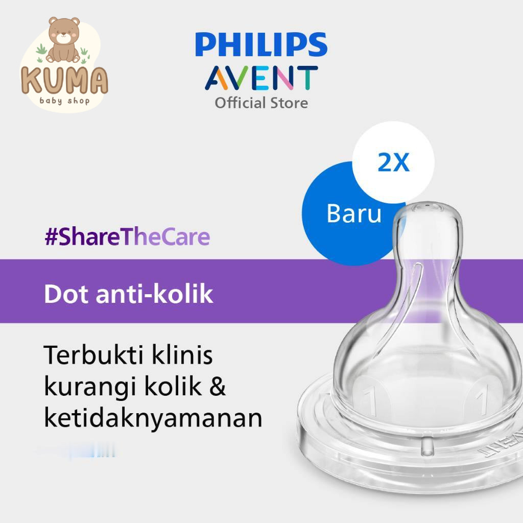 Philips Avent Teat Airflex Pacifier Baby Bottle Anti-colic Nipple | Shopee Malaysia