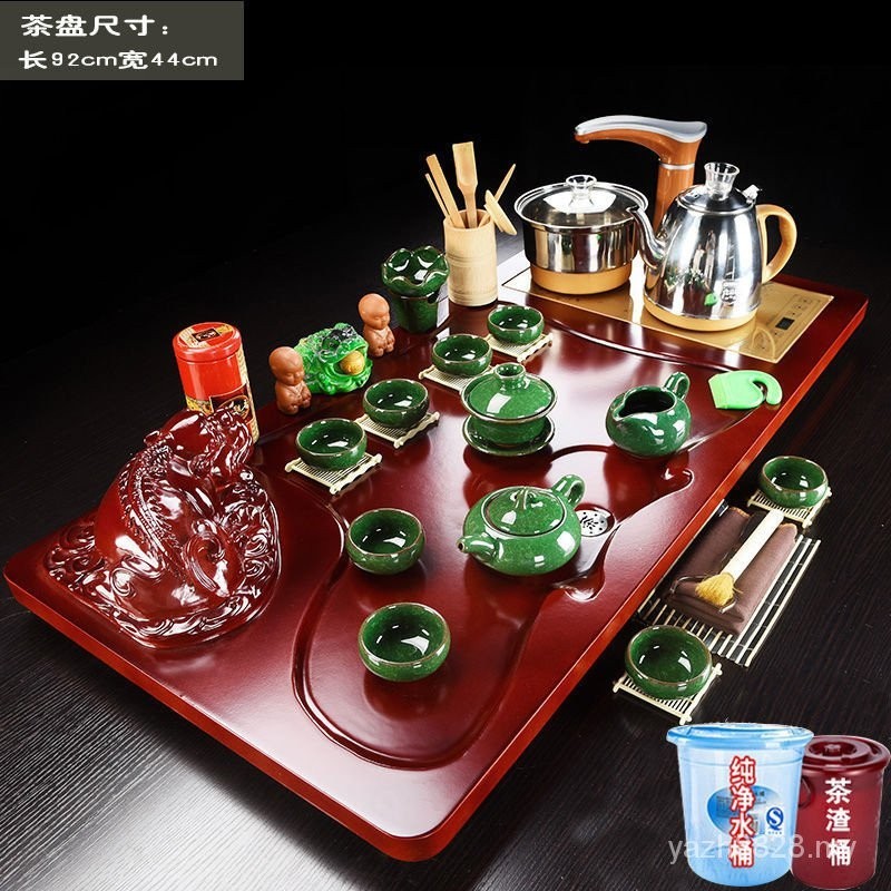 Kung Fu Tea Set Whole Set Household Office Tea Table Tea Sea Purple ...
