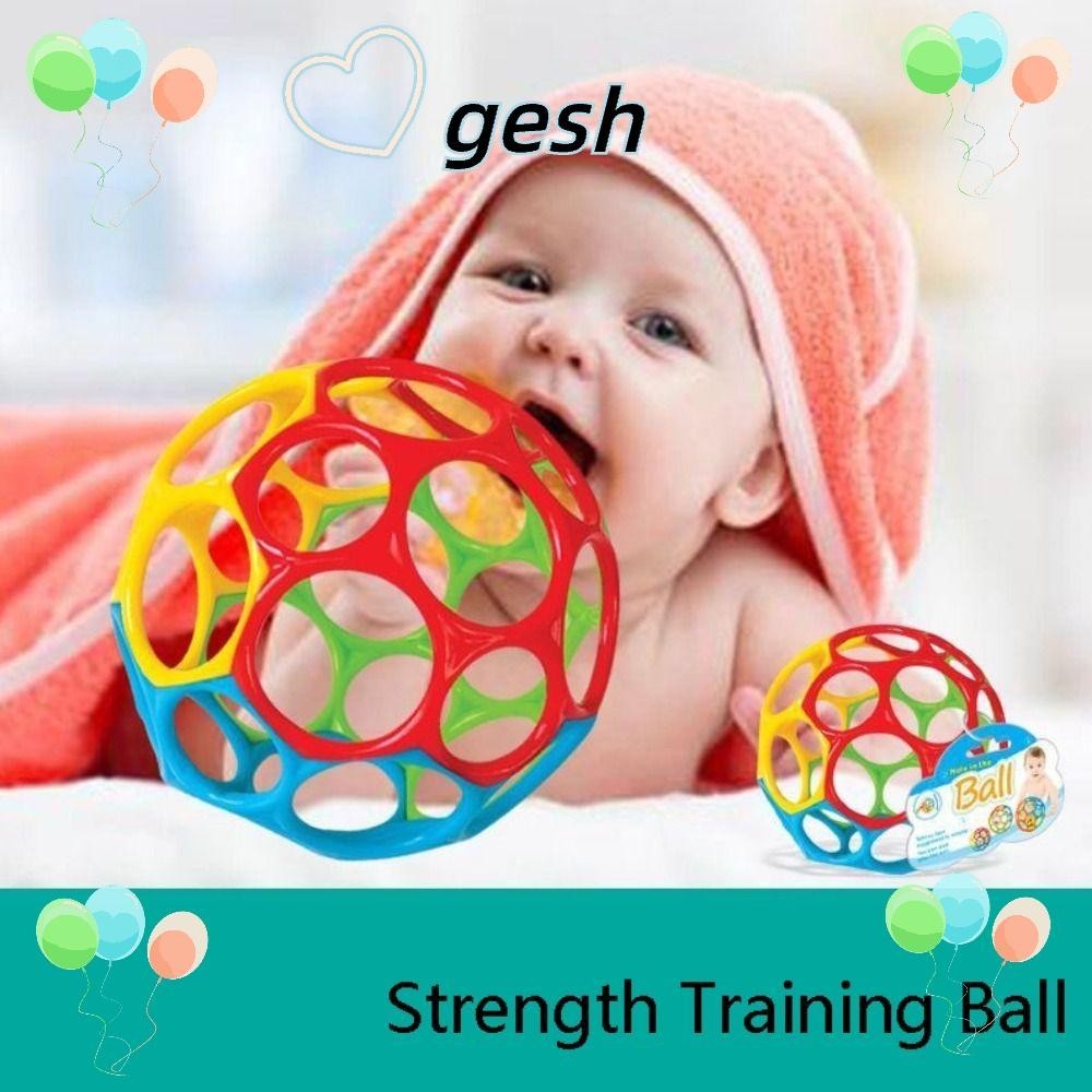 GESH1 Strength Training Ball, Hole Easy-Grasp Bright Starts Oball, Age ...