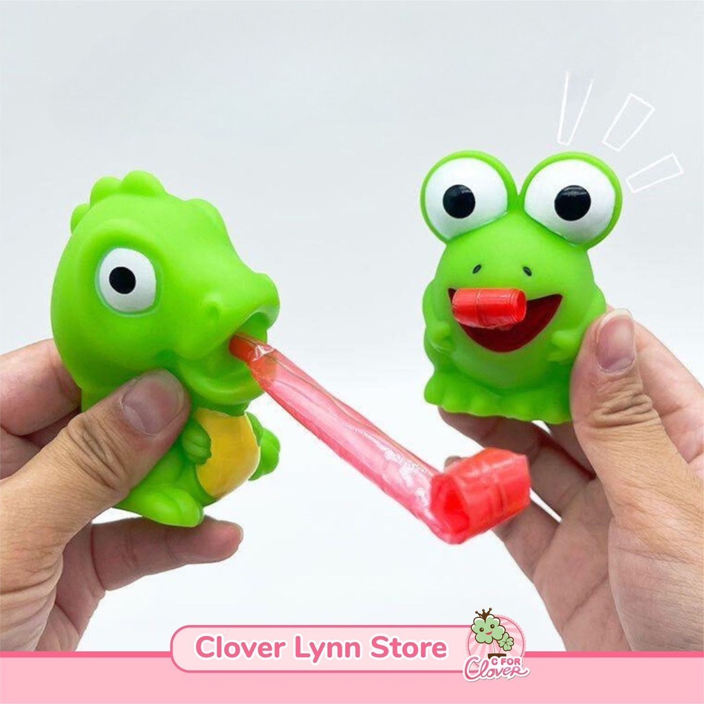Funny DINO SPLITING TONGUE SQUEEZE TOY Cute DINO TOY cfc | Shopee Malaysia