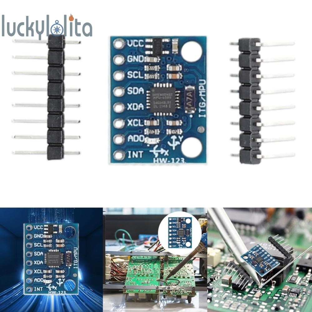 GY-521 MPU-6050 3 Axis Analog Gyro Sensors IIC I2C 6 DOF Gyroscope ...