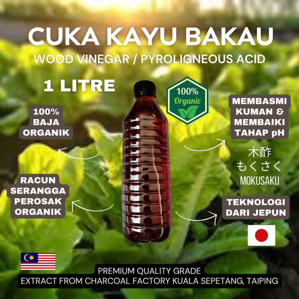 Cuka Kayu Bakau Kuala Sepetang Kawalan Penyakit & Perosak Organic Wood ...