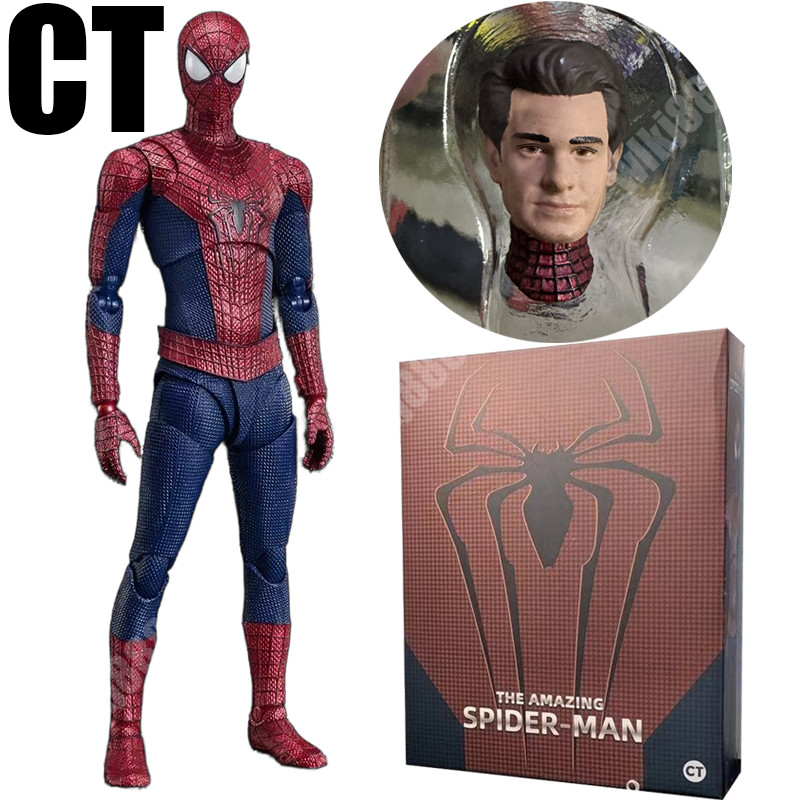 CT Andrew Garfield Spiderman Action Figure Peter B Parker SHF The ...