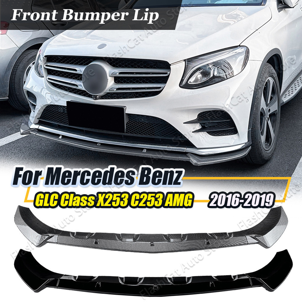 X253 C253 AMG Car Front Bumper Lip Splitter Diffuser Body Kit Spoiler ...