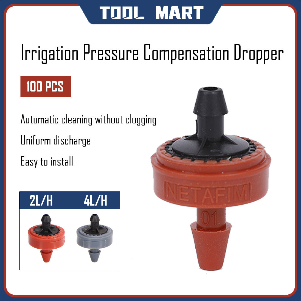 [100 Pcs] Pressure Compensating Drippers ( PCJ ) 2L/H 4L/H Greenhouse ...