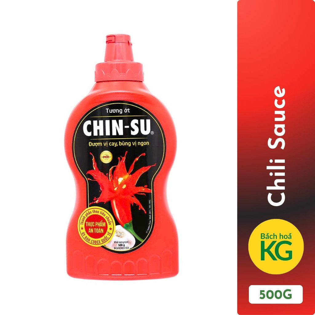 Chinsu chili sauce bottle 500g - Tương ớt Chinsu chai 500g | Shopee ...