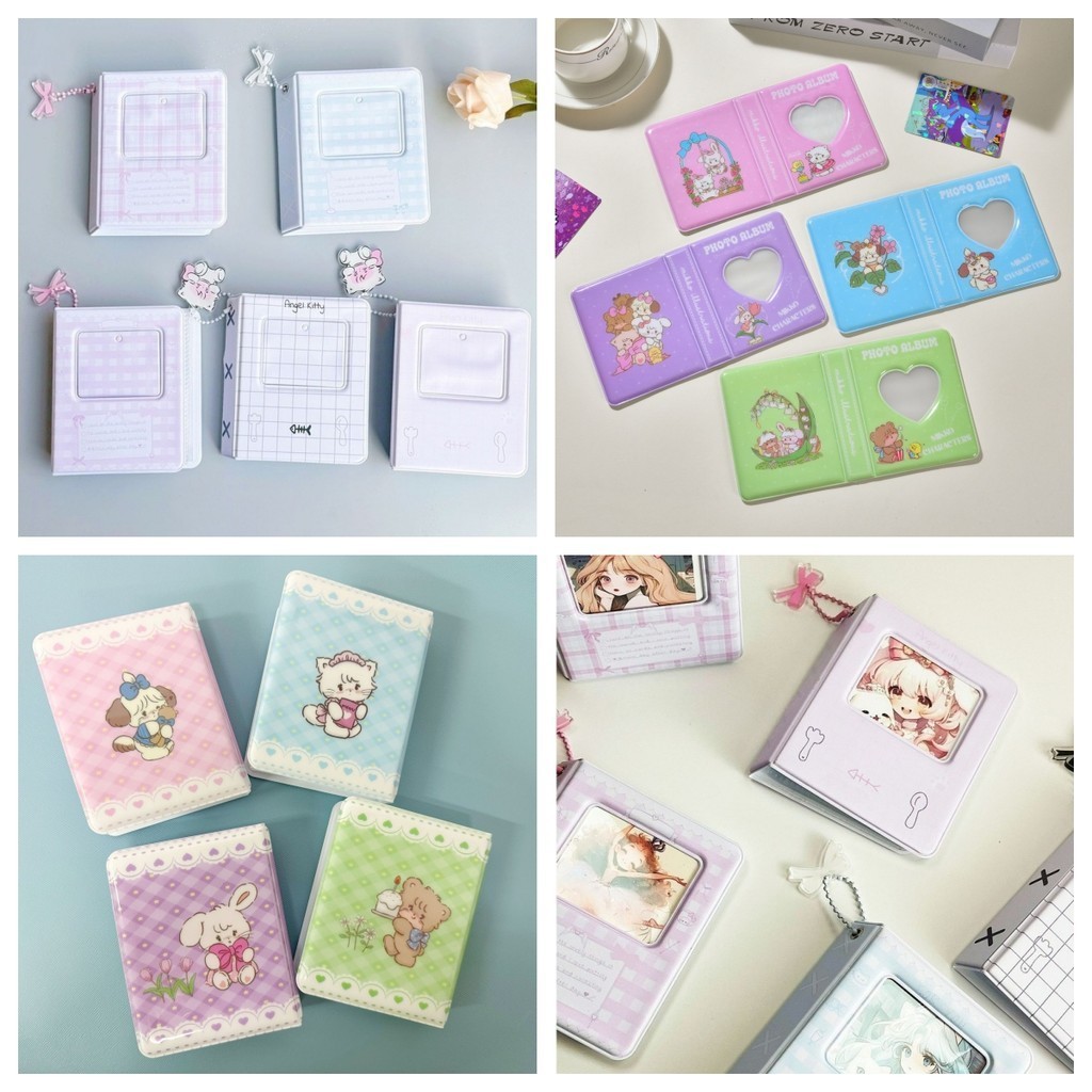 3 Inch 36 Slots Cute Flower Photo Album Idol Photocard Collection Book ...