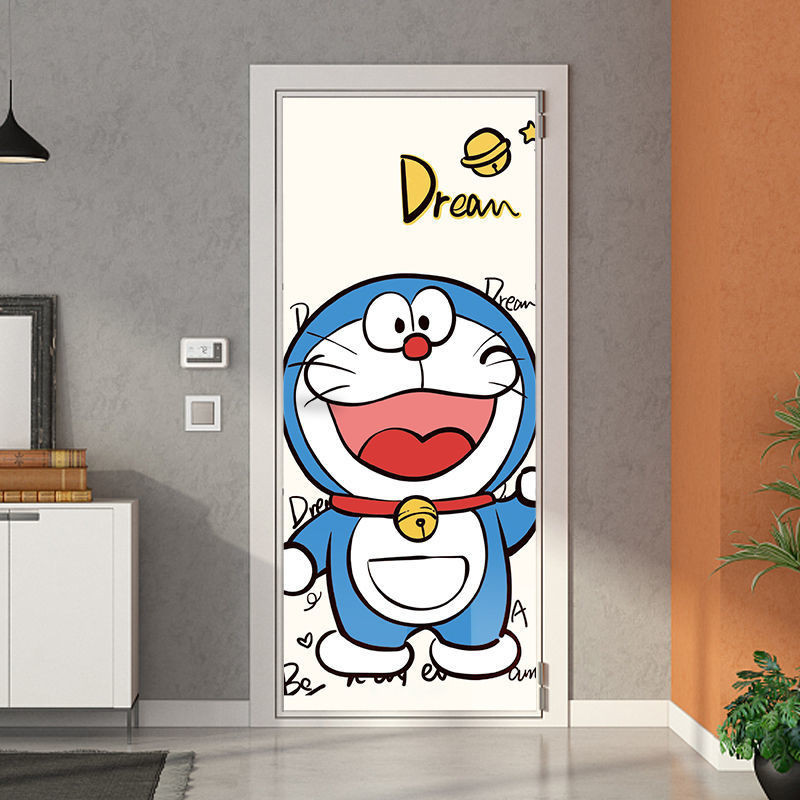 6.4 Doraemon Door Bedroom Dormitory Door Sticker Self-Adhesive Whole ...