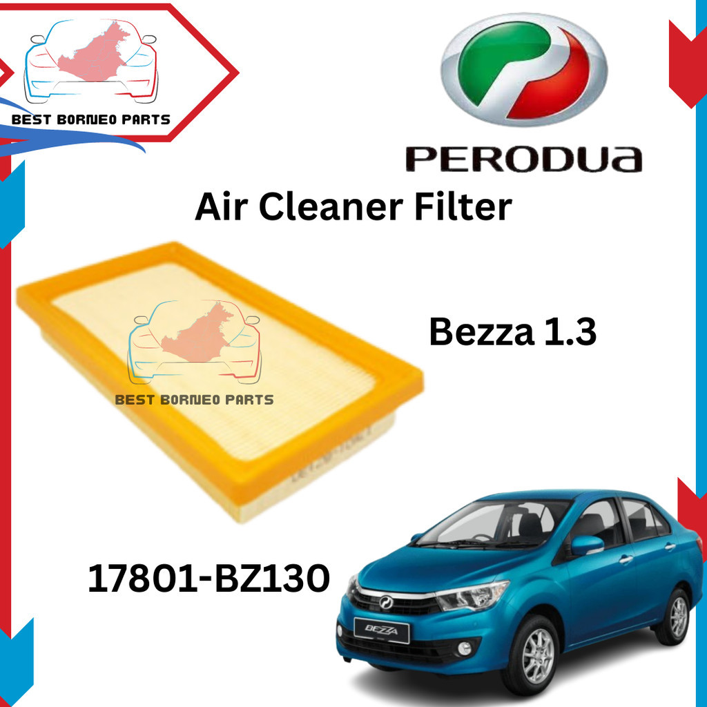 Air Cleaner Filter Penapis Udara 17801-BZ130 PERODUA BEZZA (1.3CC ...