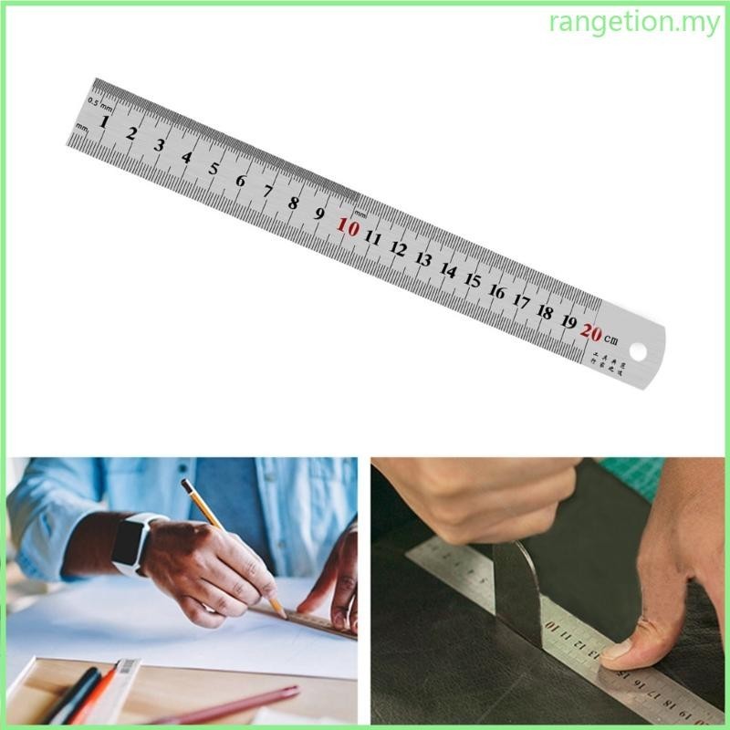 RAN Measuring Metal Rulers for Office Engineering Drawing Straight Edge ...