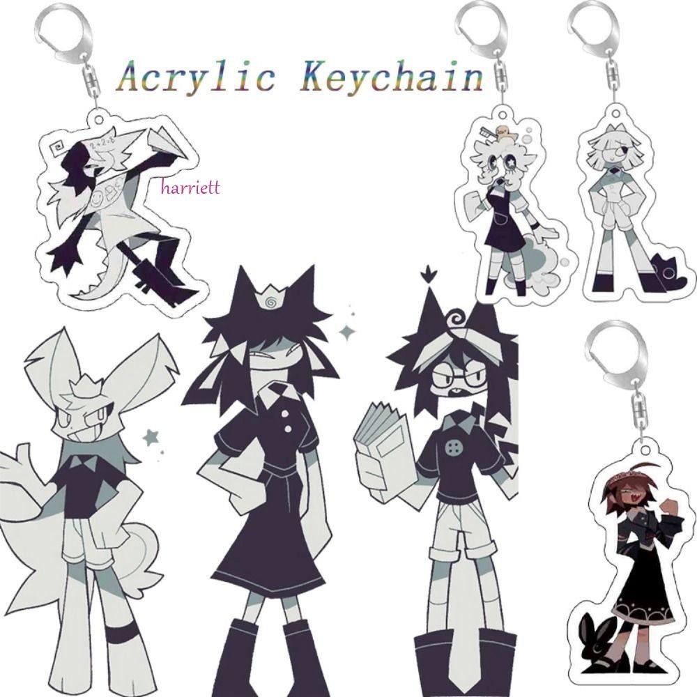HARRIETT Miss Circle Acrylic Keyring, Zip Fundamental Paper Education ...