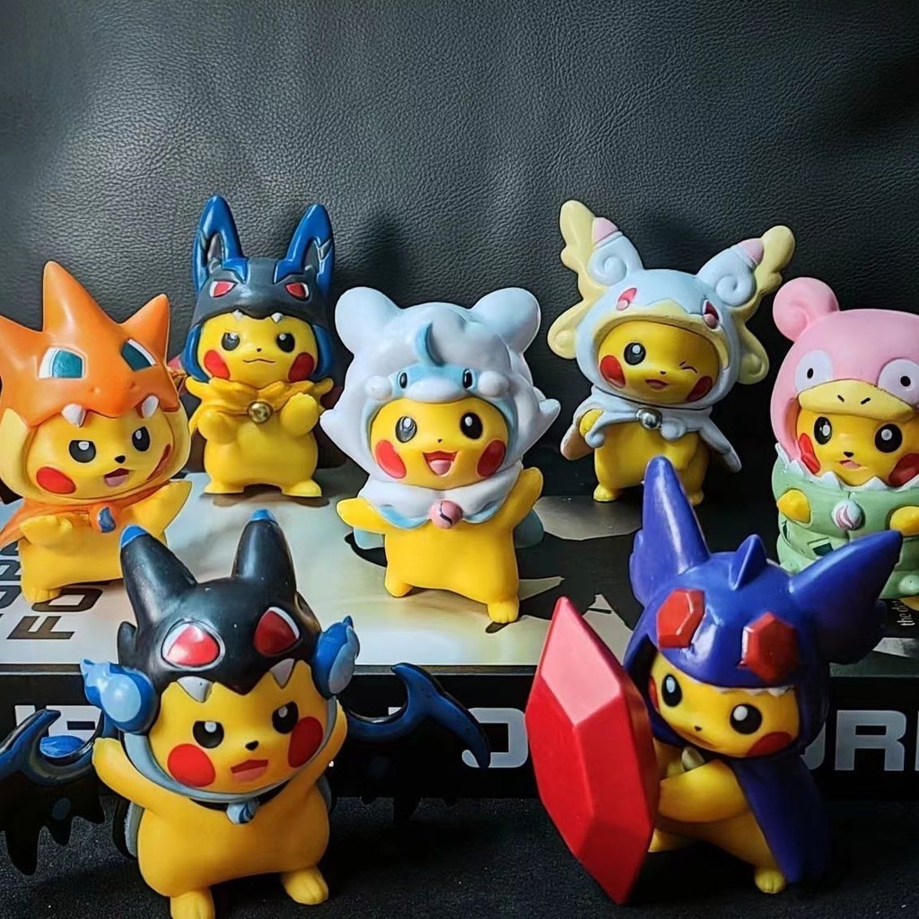 Pokemon Charizard Model Doll Pikachu Figure Pikachu Doll Bat Anime ...