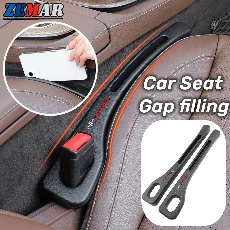 1/2Pcs Toyota Car Seat Gap Filler Leak-Proof Strip Seat Side Gap Plug ...