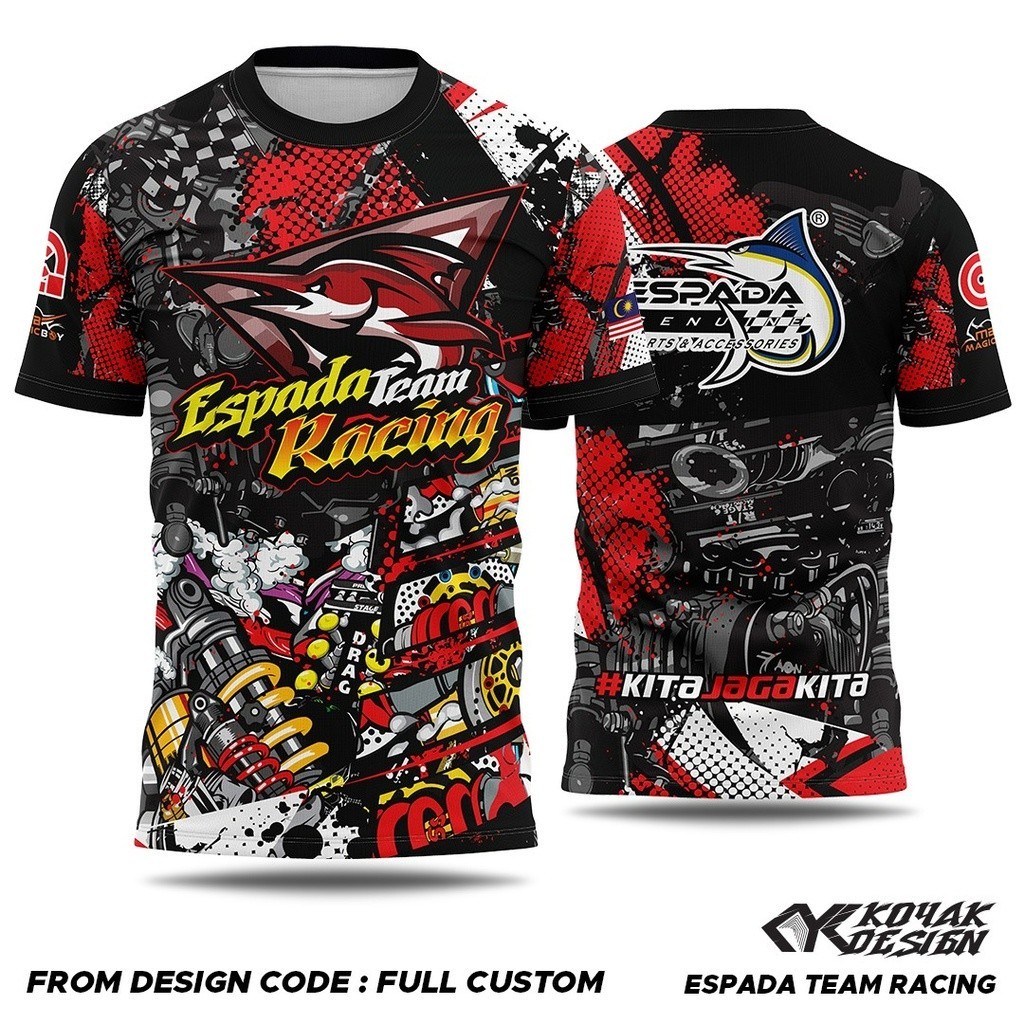 Big Biker Limited Espada Team Racing Motor Gp T-shirt Racing Biker ...