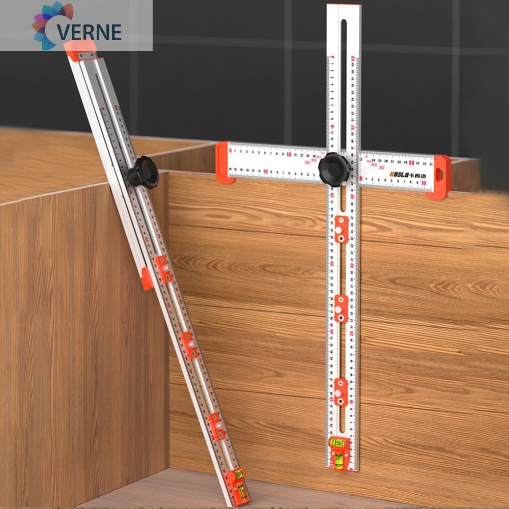 [Verne.my] 2 in 1 Drilling Positioning Ruler Adjustable Cabinet ...