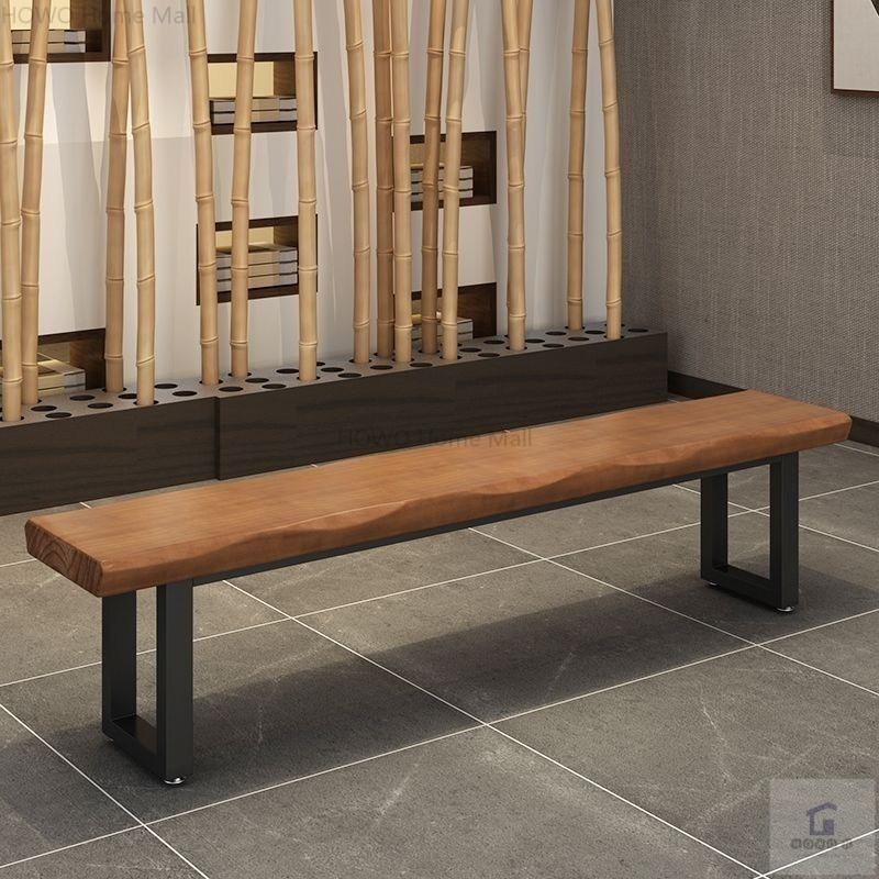 Simple Modern Bench Wooden Chair Office Chair Solid Wooden Bench ...