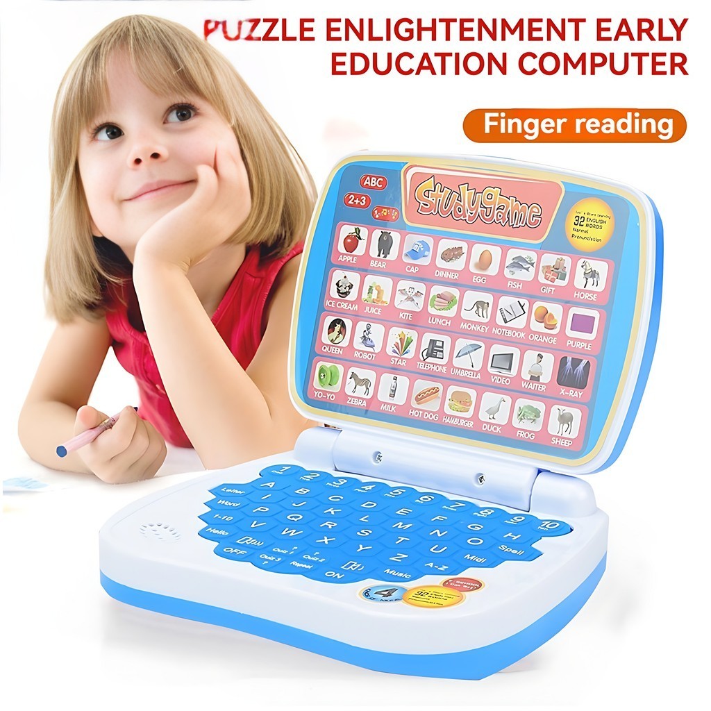 Laptop Mainan Laptop Budak Kids Early Learning English Laptop Computer ...