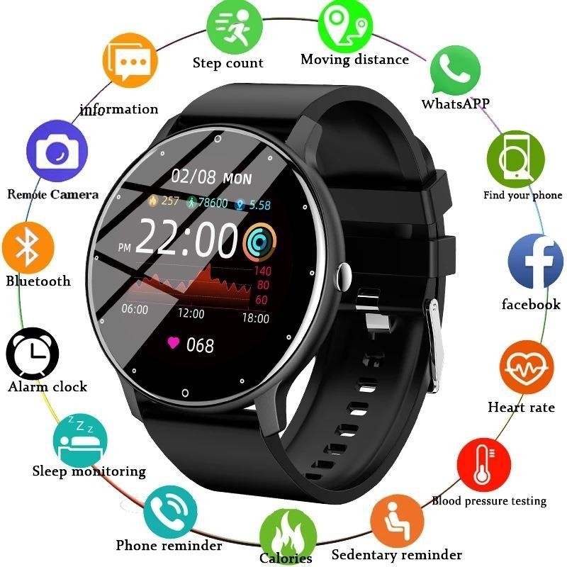 ZL02D Smart Watch Heart Rate Sleep Monitoring Smart Bracelet L02D ...