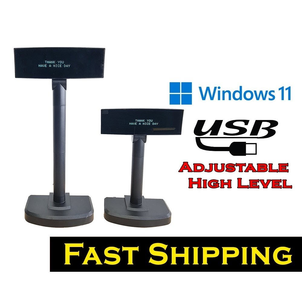 Customer Display , Pole Display VFD POS Customer Pole Display LCD Suit ...